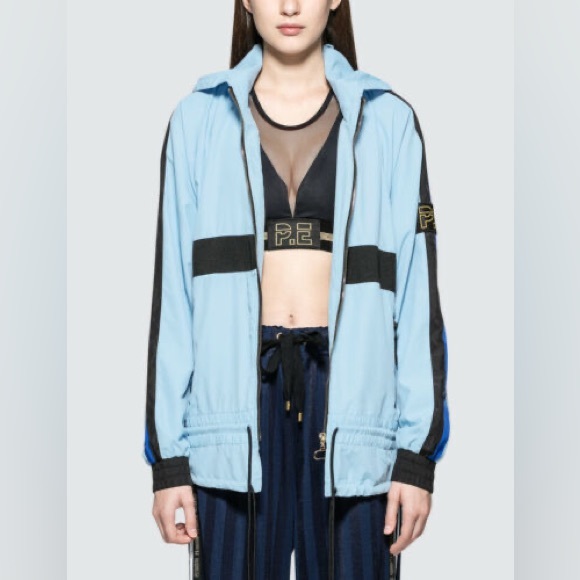 P.E Nation | Jackets & Coats | Pe Nation Man Down Blue Windbreaker ...